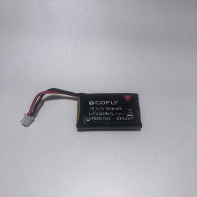 科云创q120三叶草无人机锂电池1s 3.7v 550mah cofly飞弧w200配件