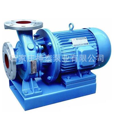 ISW卧式管道循环泵耐腐蚀管道化工泵卧式不锈钢泵