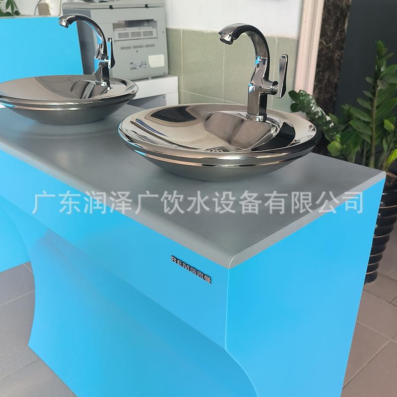 台式不锈钢饮水机公园景区双盆户外公共饮水台景区直饮优选净水器