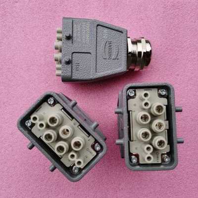 HARTING连接器09380082701母头HAN-K4/4-F风电变桨滑环真空泵器