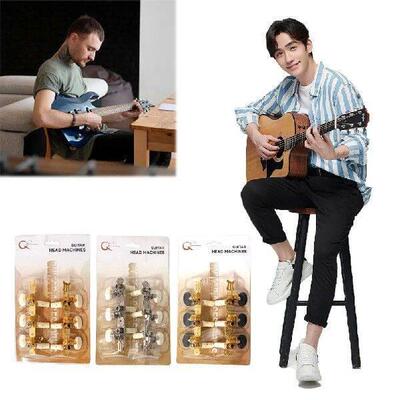 2Pcs 3 on A Plank Guitar String Tuning Peg Vintage Guitar
