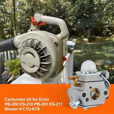 PB200 ECHO鼓风机C1U-K78化油器更换ECHO鼓风机PB200 PB201 ES210