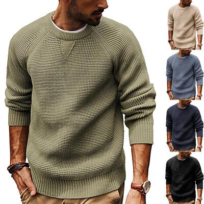 Sweater men's thick thread sweater knitted sweater men's