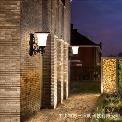 太阳能壁灯式防水墙灯SGC灯过道灯外门柱户外欧阳台灯简约室庭院