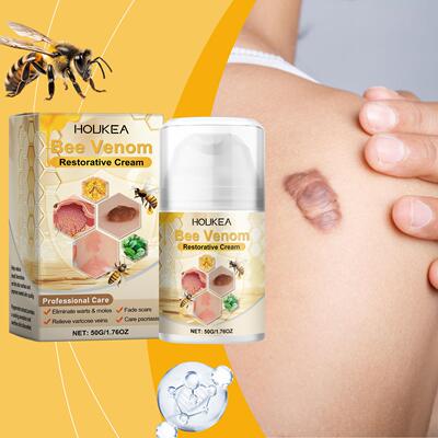 HOUKEA Bee Venom Skin Care Cream - Gently cleanses, moisturi