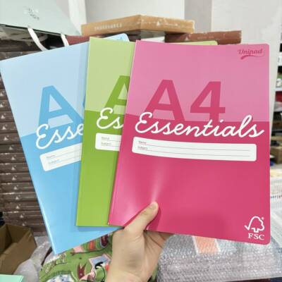 美式薄脆本3本外单英国PukkaPad骑马钉横线分栏薄脆60克9mm笔记本子草稿纸