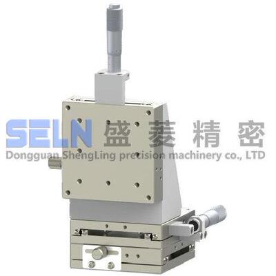 XYZ轴LBDV80-L-C2 千分尺旋钮直线滚珠型手动微调位移平台XYZSG80