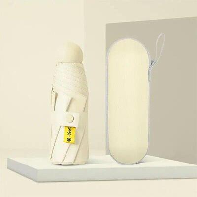 Mini Umbrella Capsule Umbrella Sunny And Rainy Dualuse