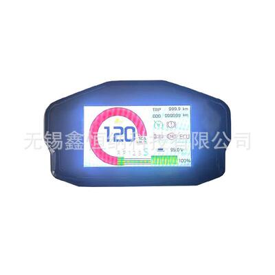 蓝德控制器用TFT速度计VOTOL061CAN总线通信LCD显示CAN协议仪表