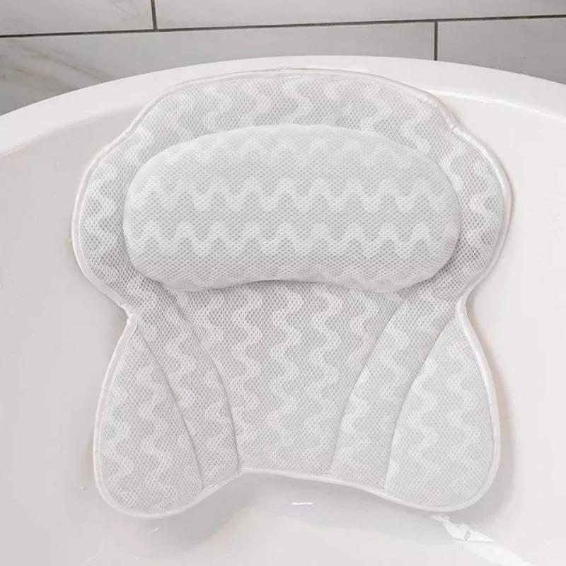 浴缸枕头浴缸垫防滑垫泡澡用品靠垫靠枕背垫泡澡头枕洗澡头靠浴枕