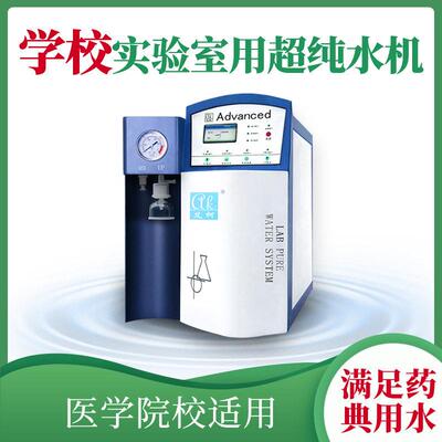 大学实验室纯水系统18.25兆欧6L-60L/H分子生物生化纯水仪