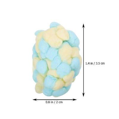 500 Pcs Colored Warm Cotton Balls Pom Poms Fuzzy Balls for