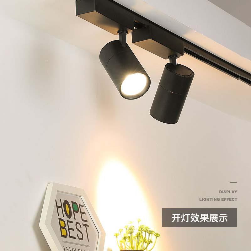 三丰光汇线轨道服射w灯 装锁店35轨道灯 商场橱窗95显指二线轨道