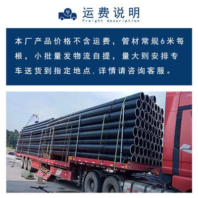 pe给水管225穿线给水管热熔聚乙烯塑料管280直埋管PN8排水灌溉管