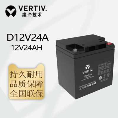 维谛12V系列蓄电池D12V24A/D12V40A/D12V65A/D12V100A 铅酸蓄电池
