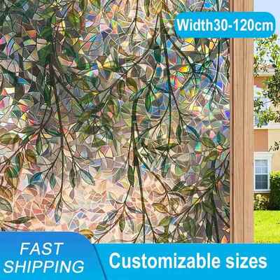 3D Window Privacy Film No Glue Glass Sticker Heat Control An