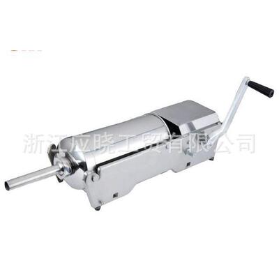 HS-16P全球牌16磅卧式不锈钢灌肠机HorizontalSausageStuffer