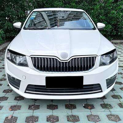 适用斯柯达明锐 Octavia MK3 前期 2015-2017前大灯灯眉车贴改装