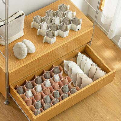 Nacuan honeycomb-style drawer organizer, cuttable and freely