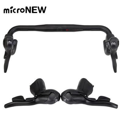 microNEW公路车手变 自行车双控变速器2*7 8 9 10 11速刹车把一体