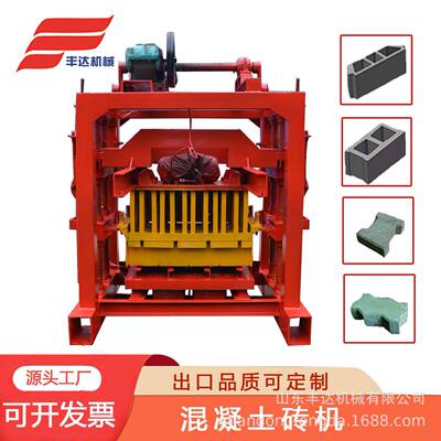 砖头机械砖机QTJ4-40,QTJ4-35 经济实惠小型砖机制砖机