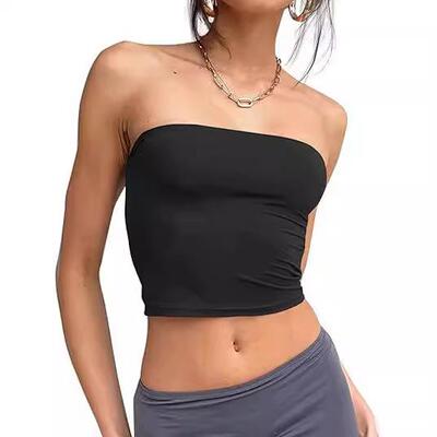 Women's 3 Pack Casual Summer Ruched Side Backless Double