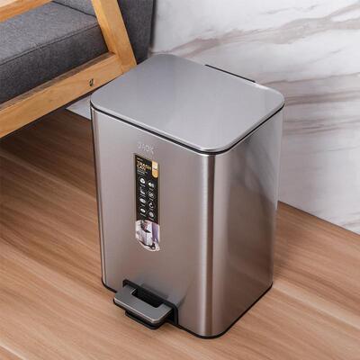 GAOK脚踩卫CKI生间不带锈钢垃圾桶7盖厨房家用客收厅纳708H