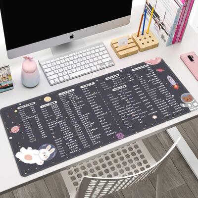 Mouse pad, CAD shortcut keys, Excel pad, girls