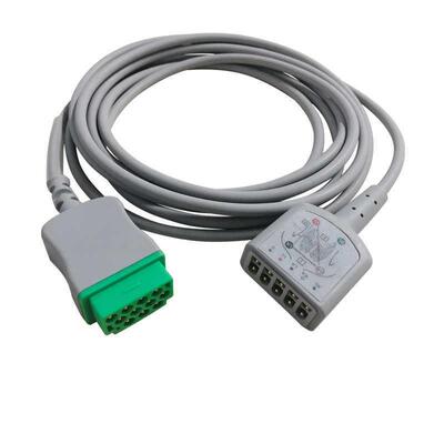 GE Dash 2000 3000 4000 5000心电导联线 分体式五导分线夹子钳式