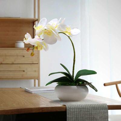 Phalaenopsis artificial flower ornaments living room dining