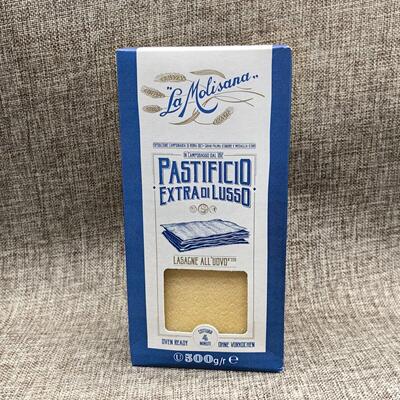 进口Molisana茉莉莎娜鸡蛋千层面500g薄宽面皮千层皮意面意大利面