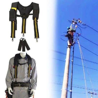 Y3NB Tool Belt Suspenders Padded Carpenter with Attachment