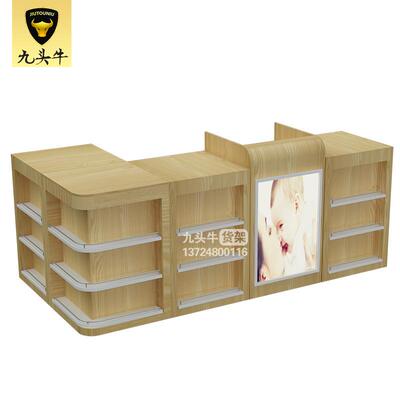 母婴装店银台木组JTN-366合新款孕婴店童吧收质台婴儿童店背柜货