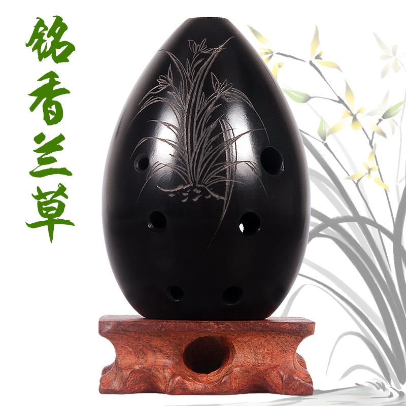 高档七星埙埙八孔人梨形初学成入门练习陶演奏埙自学民族乐陶器笛