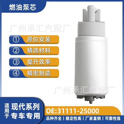 适用现代汽车配件燃油泵芯现货31111-25000跨境