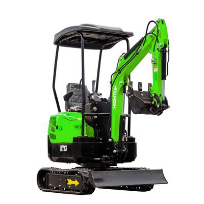1.3 tons mini excavator出口法国花园施工挖机微型挖机大棚种植