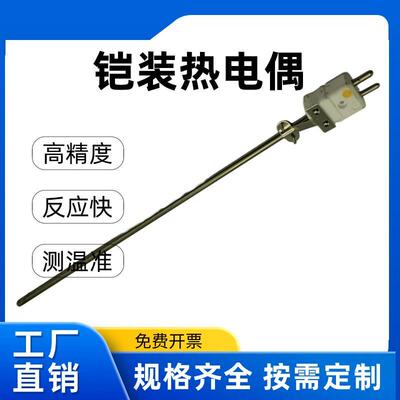尤尼森铠装热电偶耐高温 NS-K-2.3-6-HY7-G2-H12T J型K型N型