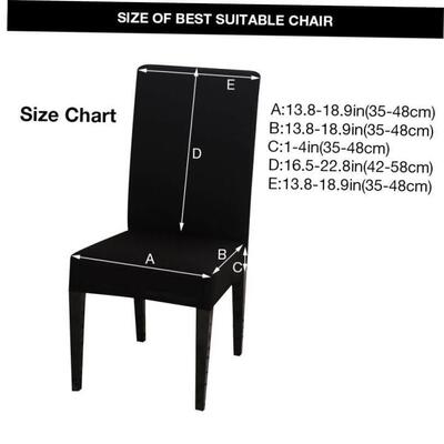 Spandex Elastic Printing Dining Chair cover Anti-dirty Kitch