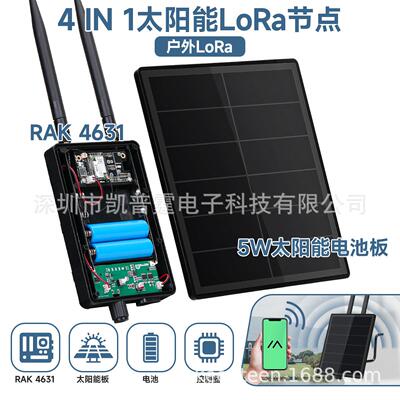 D5 Meshtastic Solar Lora Node太阳能节点带RAK4631通信模块