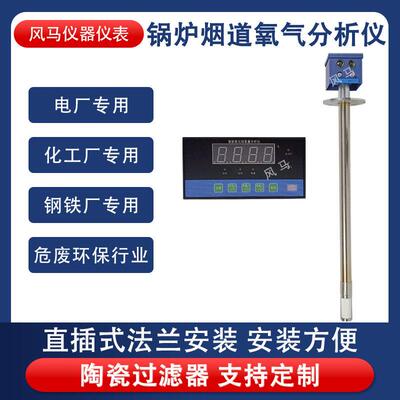 氧化锆氧量分析仪锅炉烟道氧气含量监测氧探头