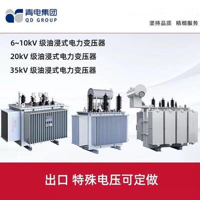 青电变压器厂 S13-M-400 500 630KVA油浸式变压器S20、S22三相