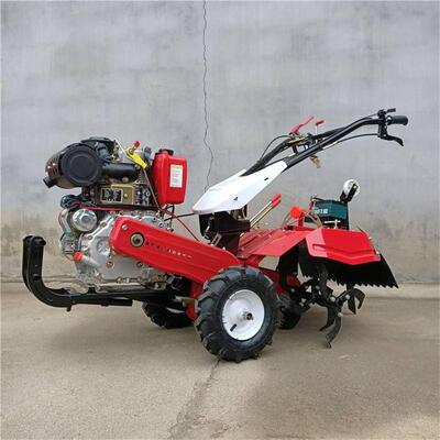OIK8马力柴油耕田土机松四驱微耕机道路多功能开起沟垄机