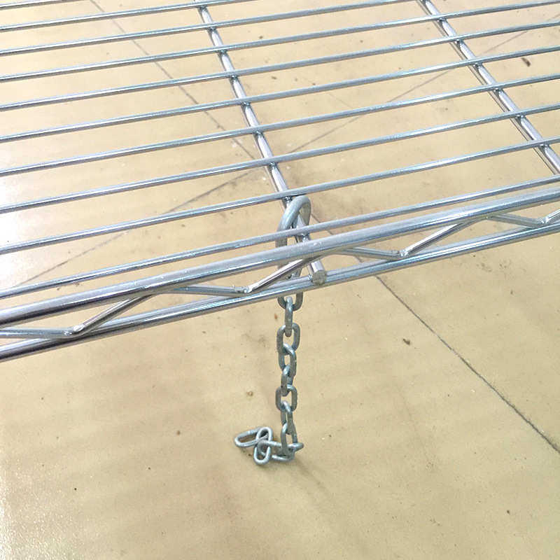 千层线网碳钢置物架金属移动防静电物料架周转车仓库镀铬置物货架
