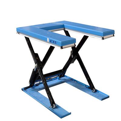 ETU易梯优厂家直销固定式电动升降平台叉车位升降机U型平台