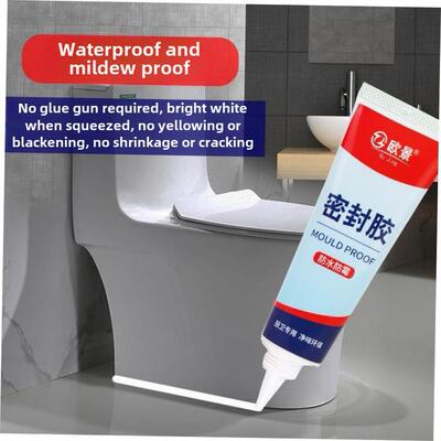 Sealant waterproof quick dry silicone small glass glue with