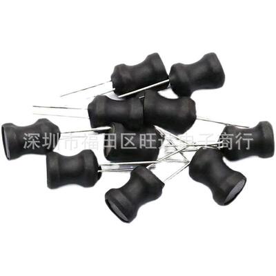 4X66X8工字电感10/33/47/68/100/220UH1mh粗线大电流直插电感器