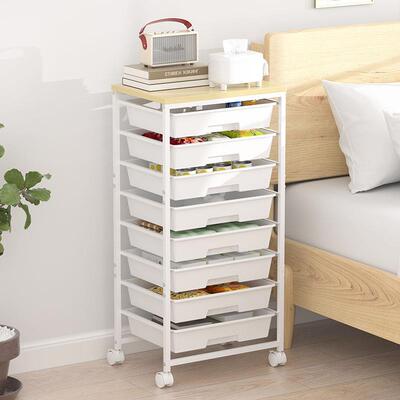 夹缝置物架厨房多功能推箱缝冰隙A321收纳柜窄小间车可移动卫生储