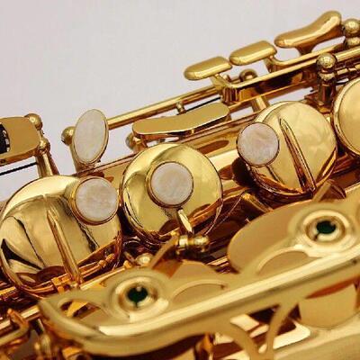 9 pcs Natural Shell Saxophone Keys Finger Buttons for Alto