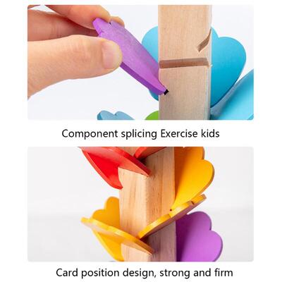 Wooden Stacking Block e Building Blocks Brain Developmental