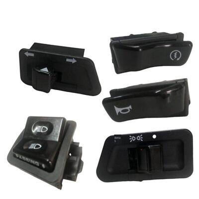 适用豪爵AFR UCR USR125大灯转向灯UFD125喇叭远近光启动开关按钮